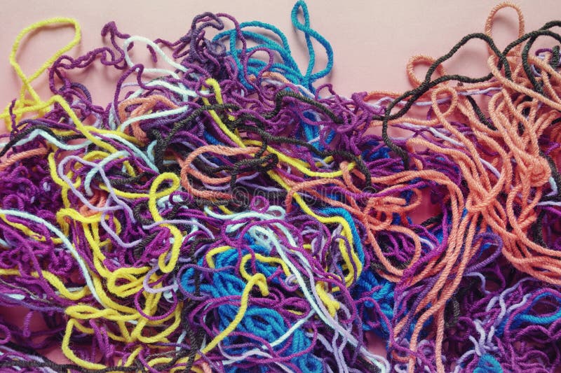 Tangled Threads, Concepts of Problem and Mess Stock Image - Image of ...