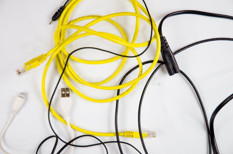 Cable Charger Tangled Stock Photos - Free & Royalty-Free Stock Photos ...