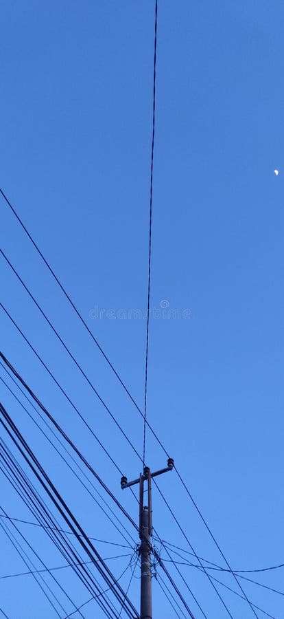 Tangled Wires at Electric Tower Stock Image - Image of tower, tangled ...