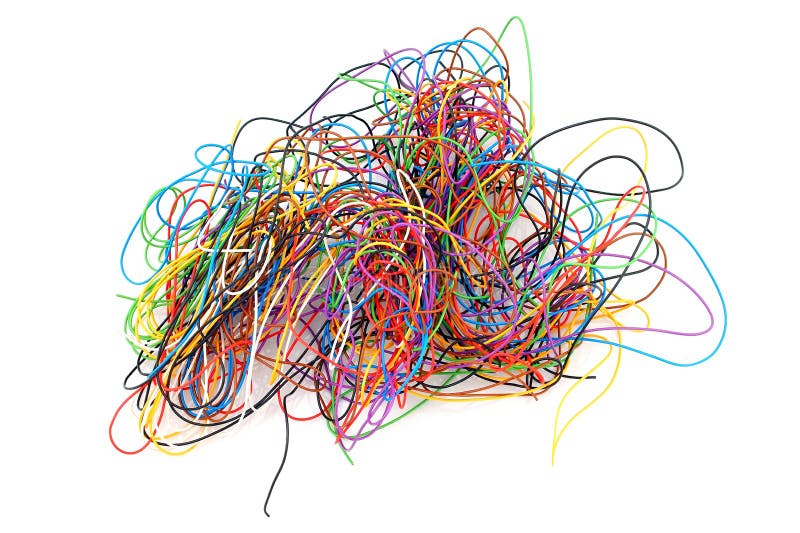 Tangled Wires Clipart
