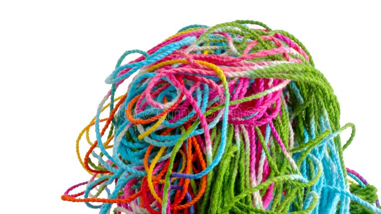 Tangled yarn stock image. Image of tangle, ball, knit - 62825927