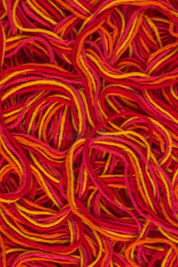 Tangled Yarn Directly Above Stock Image - Image of fiber, abstract ...