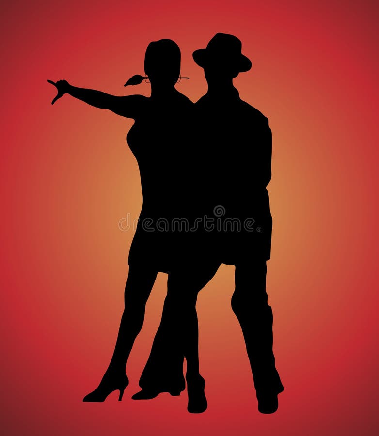 Tango Dance Couple Stock Illustration Illustration Of Couple 6932547
