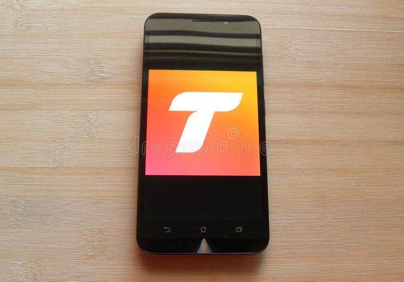 Tango app on smartphone editorial photography. Image of business ...