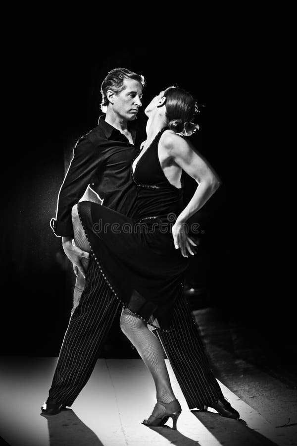 Tango dance stock image. Image of love, dancers, isolated - 4228341