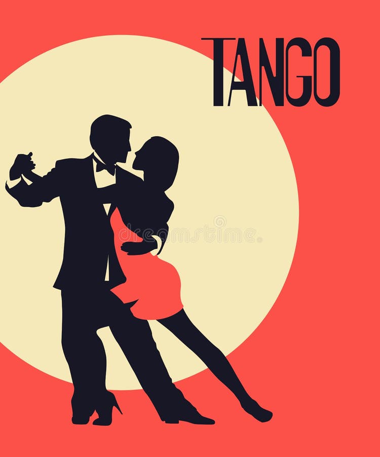 Tango stock vector. Illustration of passionate, heat - 36717292