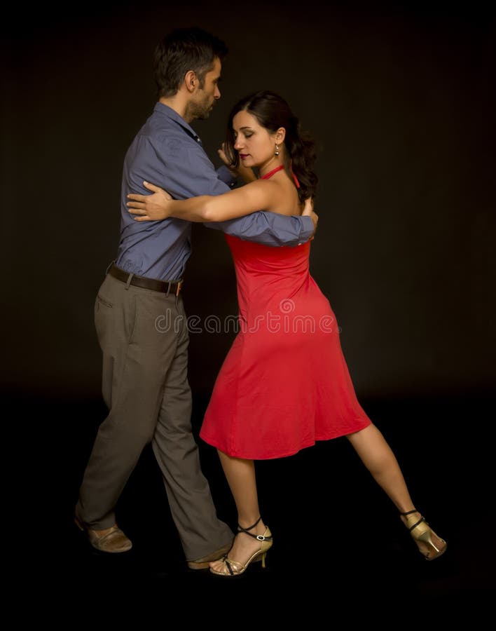 Tango dancers stock photo. Image of expression, touching - 64763418
