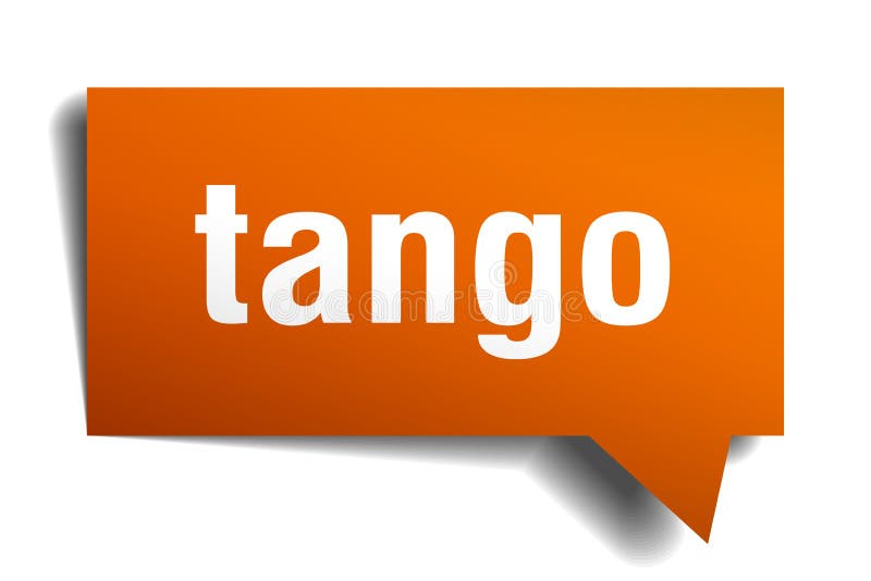 Tango Orange 3d Speech Bubble Stock Vector - Illustration of note, sign ...