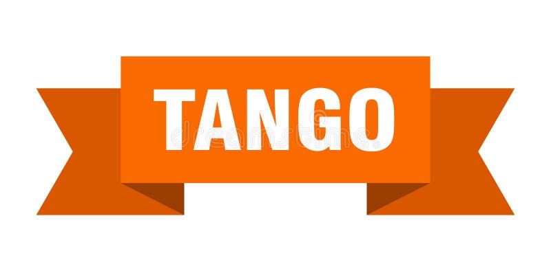 Tango ribbon. stock vector. Illustration of peeler, vector - 191265101