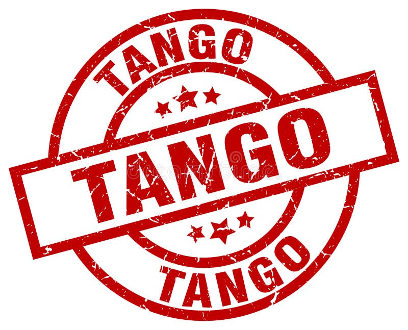 Tango stamp stock vector. Illustration of badge, rubber - 122346234