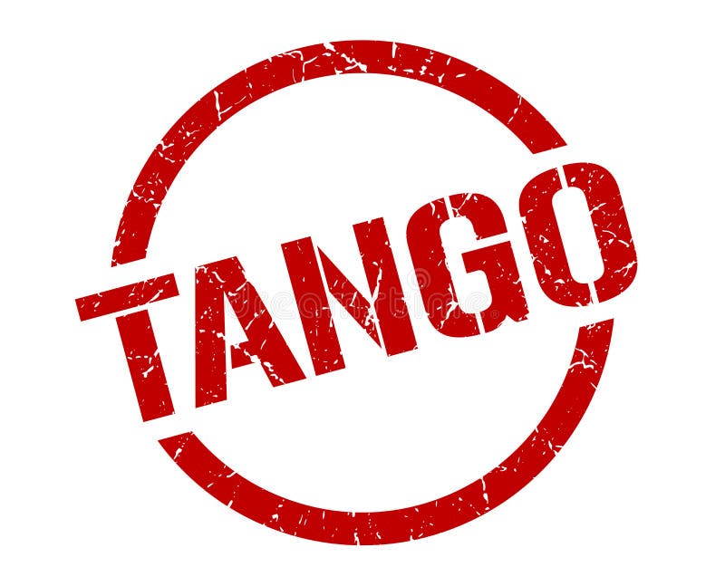 Tango stamp stock vector. Illustration of vector, circle - 136944869