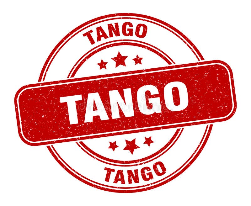 Tango Stamp. Tango Round Grunge Sign Stock Vector - Illustration of ...