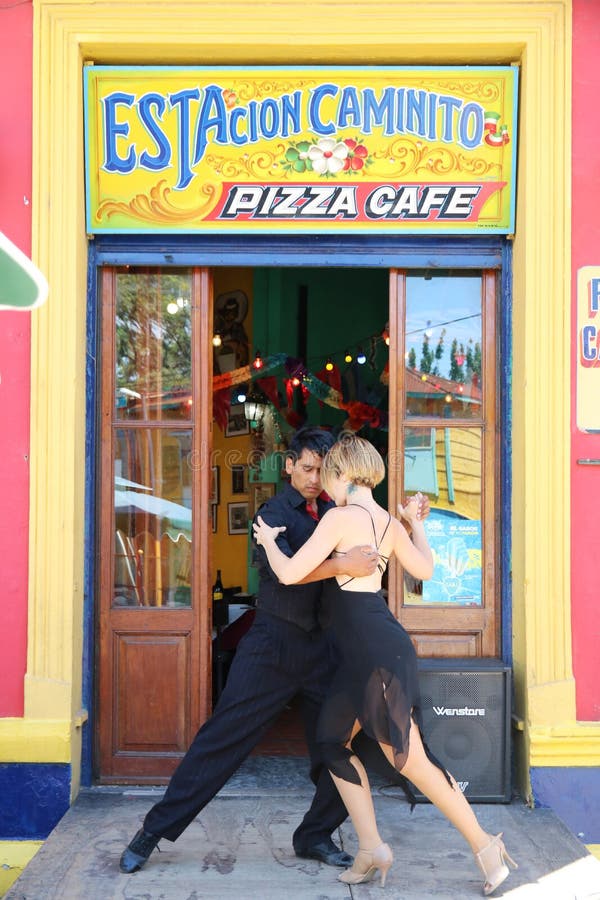 Bar, Restauracja, Tango Klub W Losie Angeles Boca, Buenos Aires ...