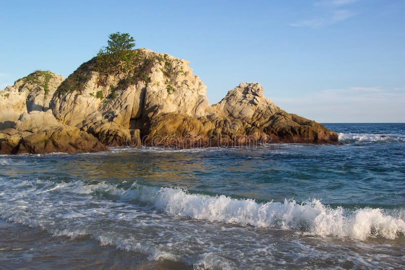 Tangolunda Bay-Huatulco Mexico Stock Photo - Image of sunset, huatulco ...