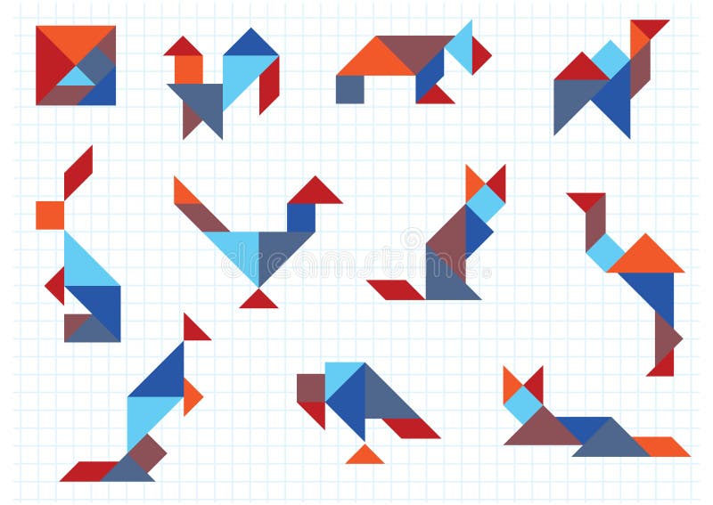 Tangram Images Of Birds