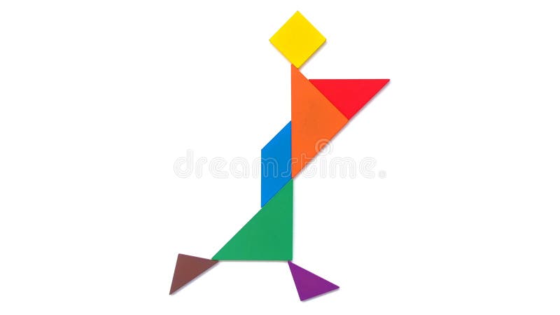 A Working Man Riding a Bicycle from a Three-cornered Angle Stock ...