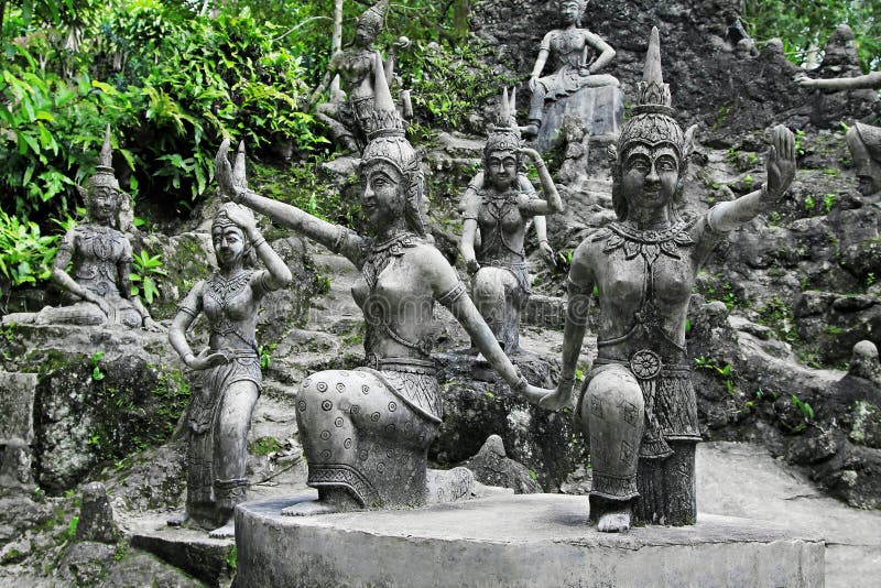 Tanim magic Buddha garden stock image. Image of spirituality - 20241601