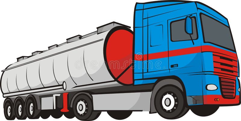 Lastbil Tank Stock Illustrationer, Vektorer, & Clipart – (542 Stock ...