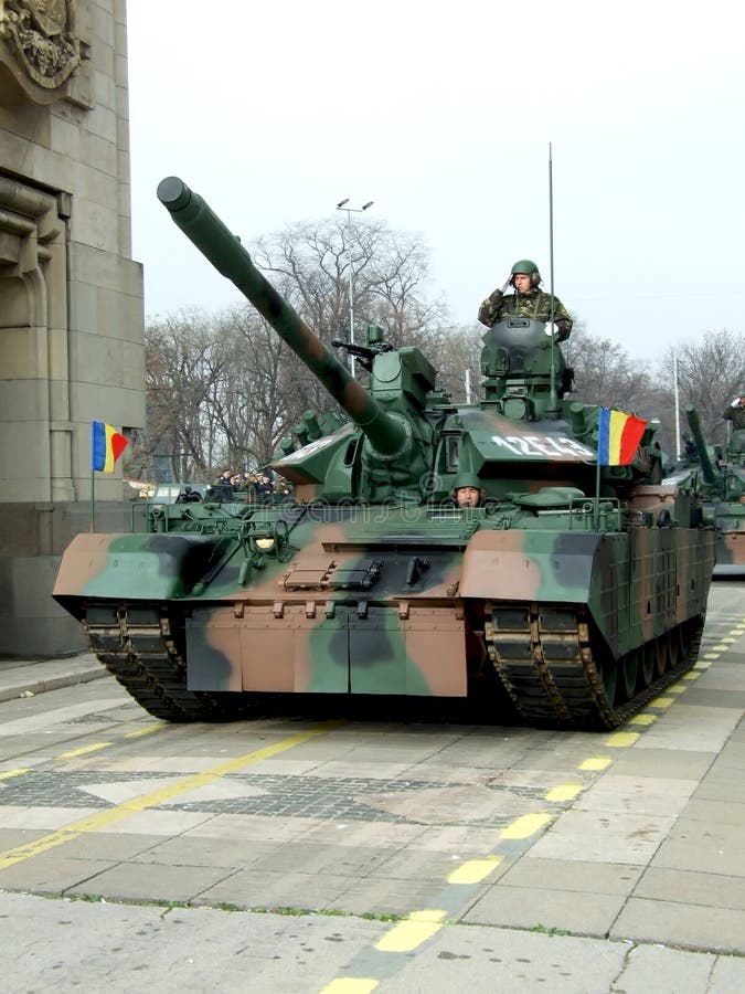 Romanian Tank TR 85M Bizonul Editorial Stock Image - Image of armour ...