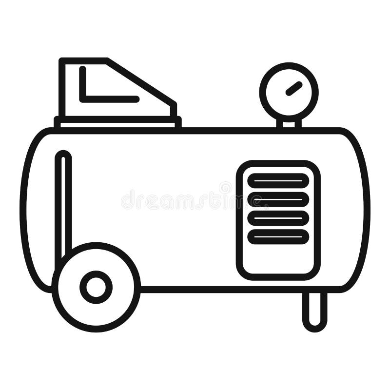 Air Compressor Tank Stock Illustrations – 1,213 Air Compressor Tank ...