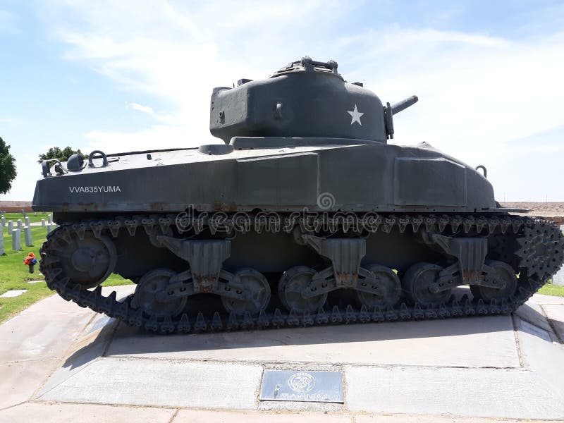 Tank Back M2 Shermin Battle Editorial Stock Photo - Image of battle ...