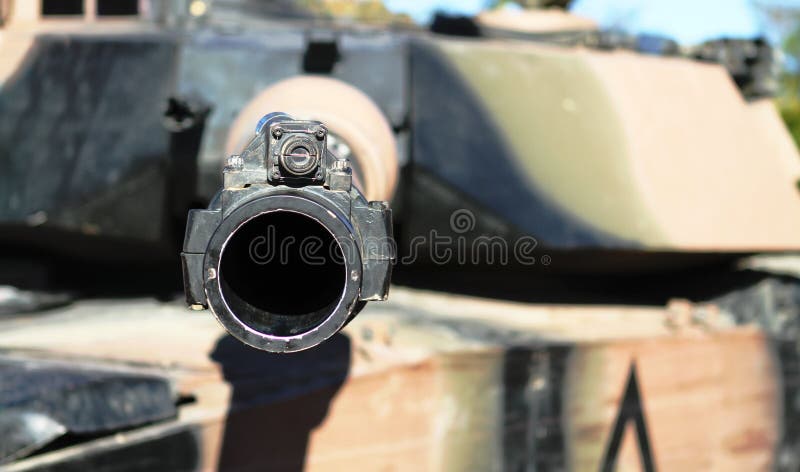 Looking Down The Barrel Of A Tank Stock Photo - Image of wwii, armour ...