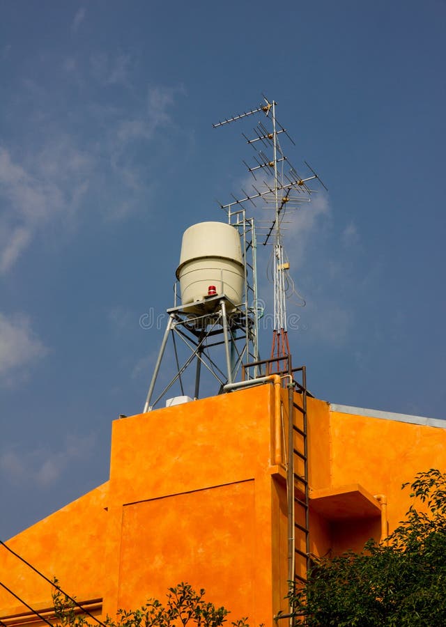 Tank on Building stock image. Image of tower, city, york - 32616719