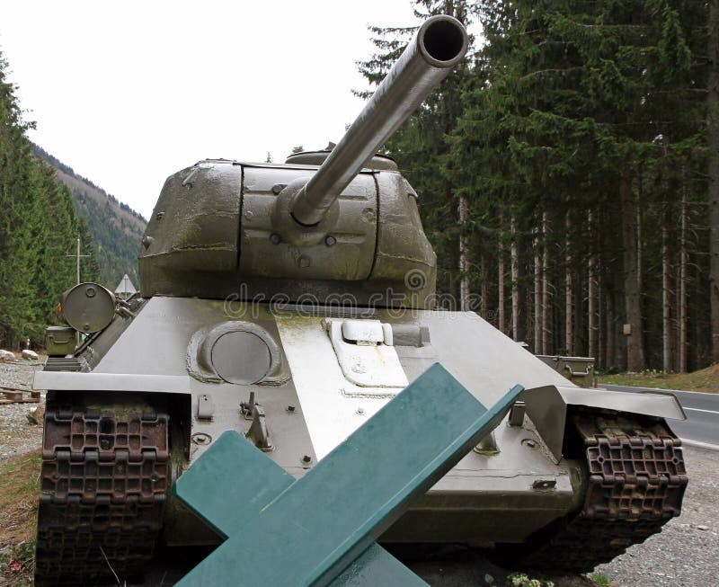 Tank Cannon Used during the War for the Defence of the Seats by Stock ...