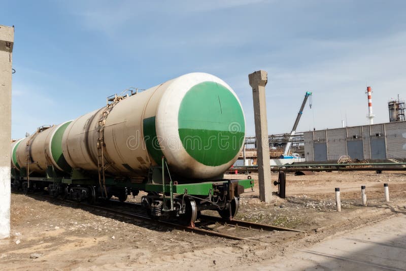 Tank Car with Explosive Substances Stock Photo - Image of rail, fuel ...