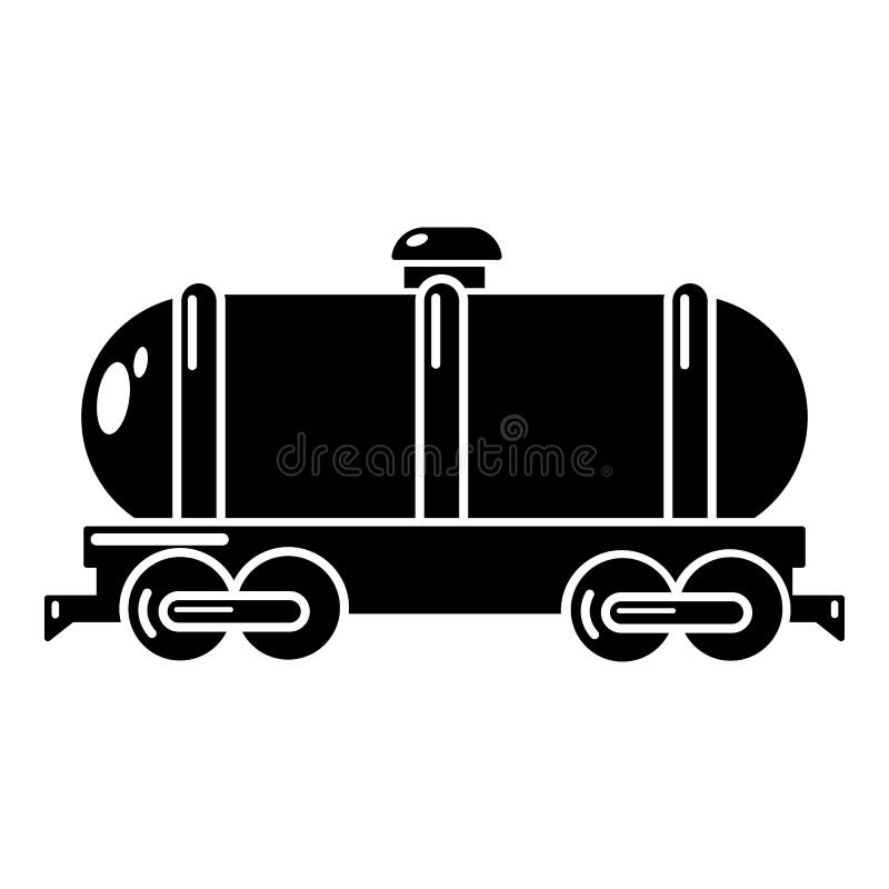 Tank Car Icon, Simple Style Stock Vector - Illustration of symbol ...