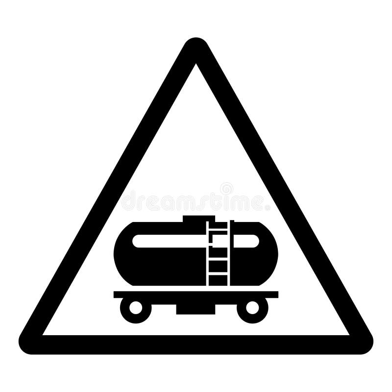 Tank Car Parking Symbol Sign ,Vector Illustration, Isolate on White ...