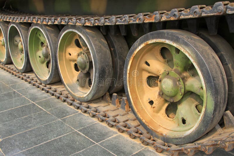 Tank caterpillar band stock photo. Image of turning - 382672654