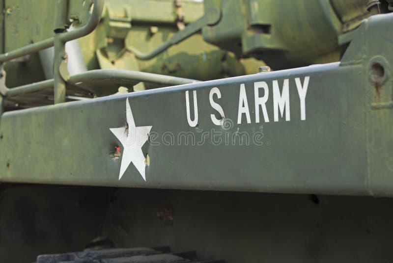 Tank Close-up with Text US Army on it. Editorial Image - Image of gear ...