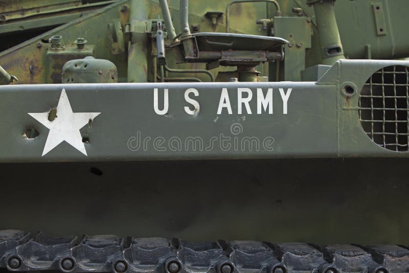 Tank Close-up with Text US Army on it. Editorial Stock Photo - Image of ...
