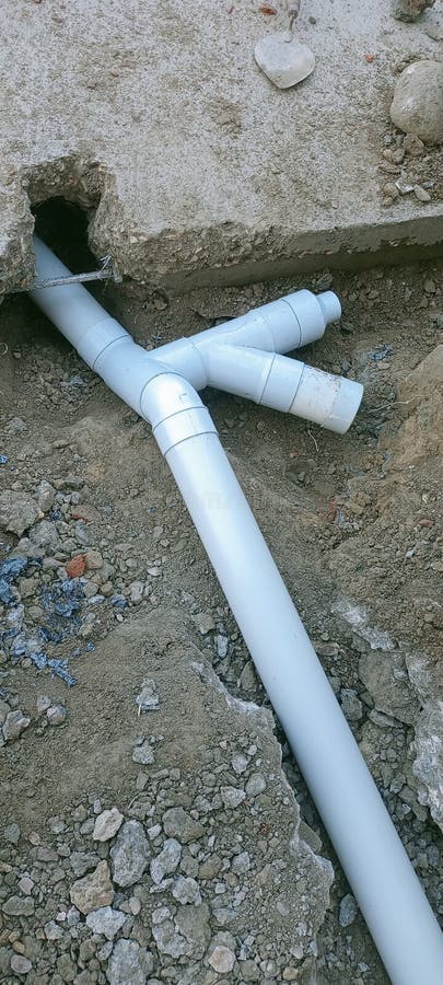 Tank Connection Pvc Pipe Instalment Stock Image - Image of tank, pipe ...