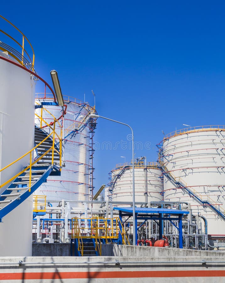 Tank container stock image. Image of steel, aerial, plant - 56325105