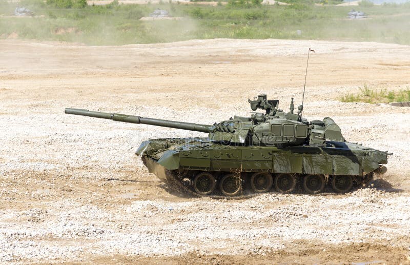 Tank on a field stock photo. Image of motor, ammo, camouflage - 64119106