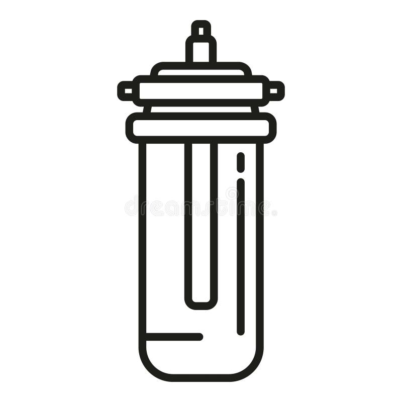 Tank Filter Icon Cartoon Vector. Water System Stock Vector ...