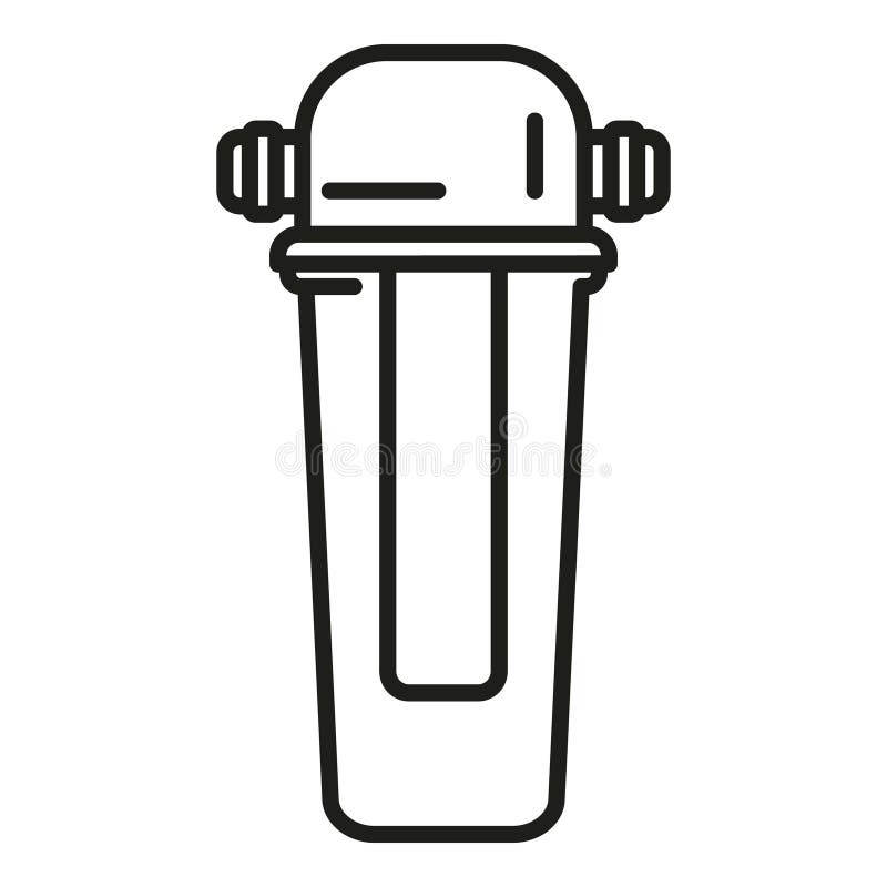 Tank Filter Icon Outline Vector. Clean Drink Stock Vector ...