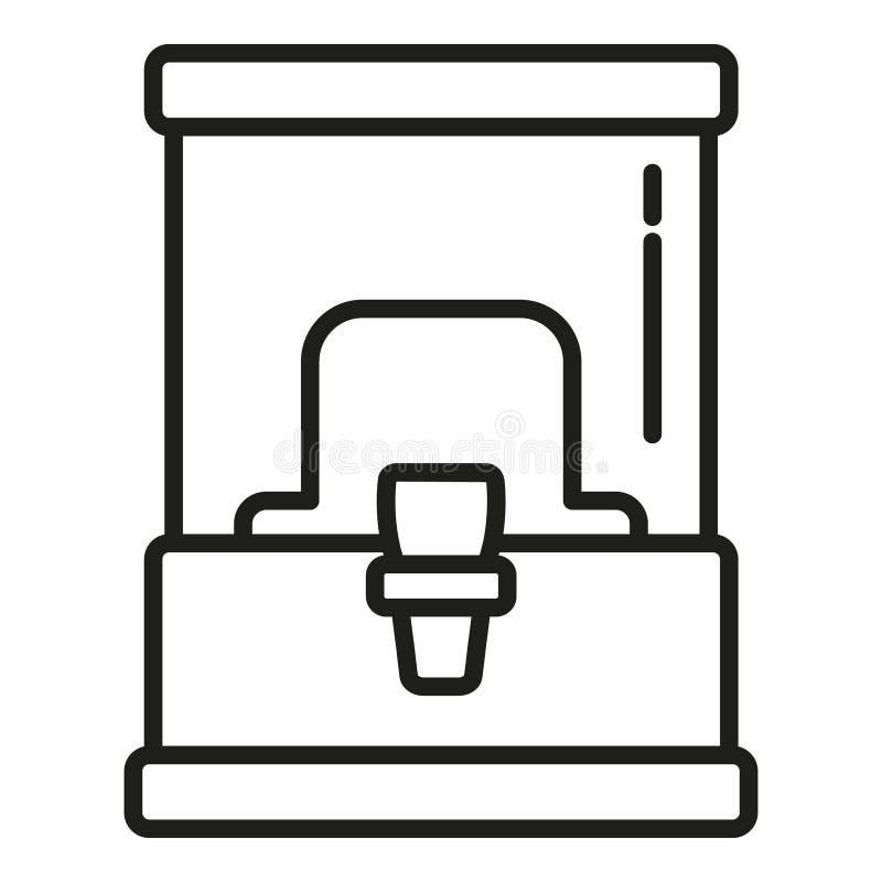 Tank Filter Icon Cartoon Vector. Water Purification Stock Vector ...