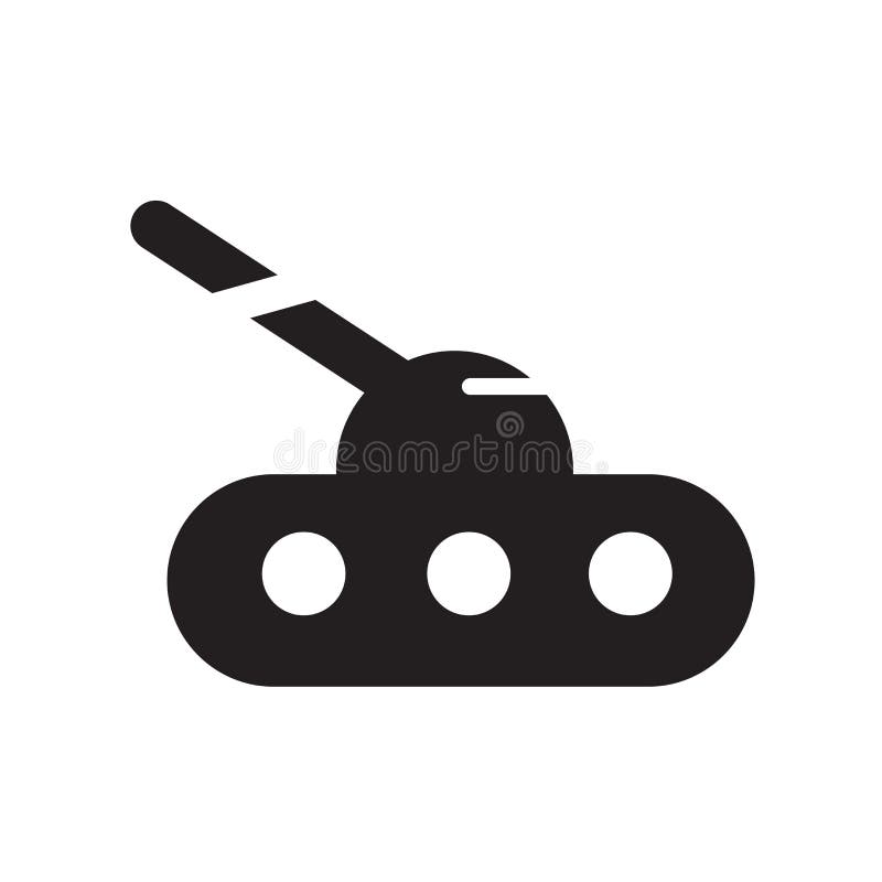 Tank Icon Vector Sign and Symbol Isolated on White Background Stock ...