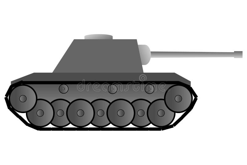 Russian Tank T 34 - Vector Drawing Stock Vector - Illustration of steel ...