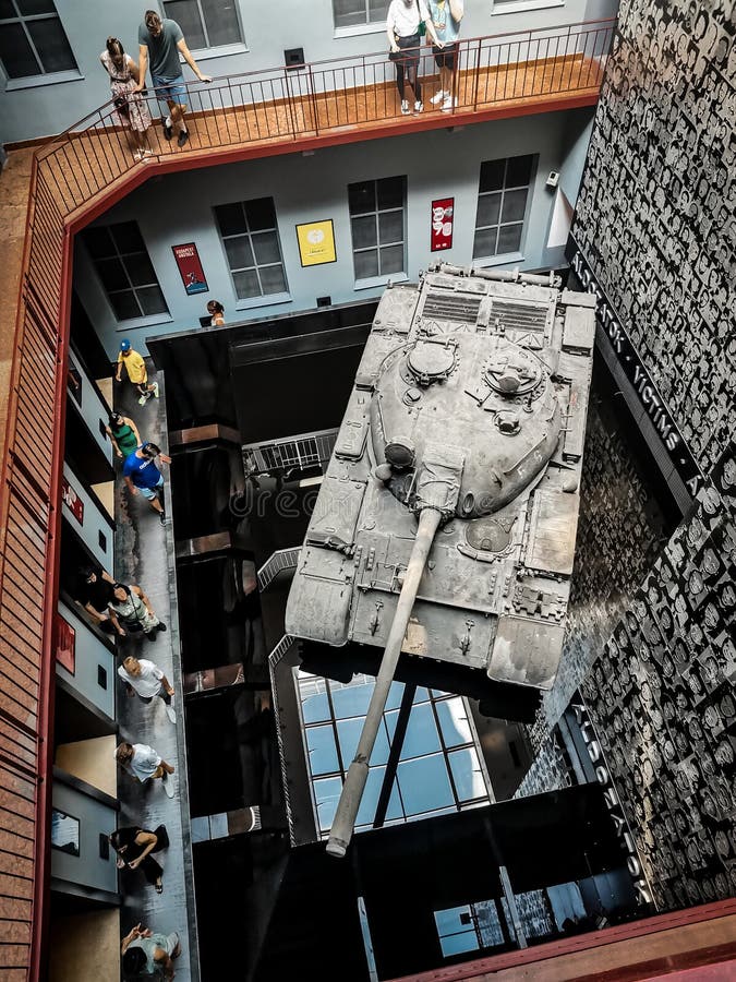 Tank Inside the House of Terror and Haza Terrorism Museum in Budapest ...