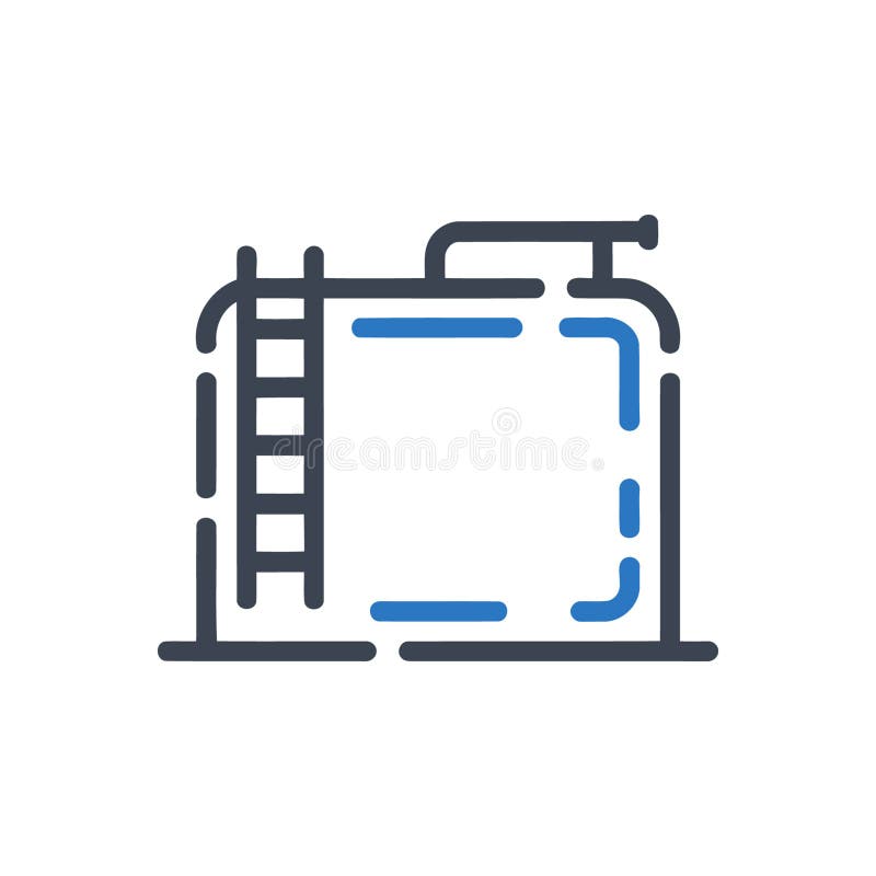 Tank Installation Icon stock vector. Illustration of design - 373151724
