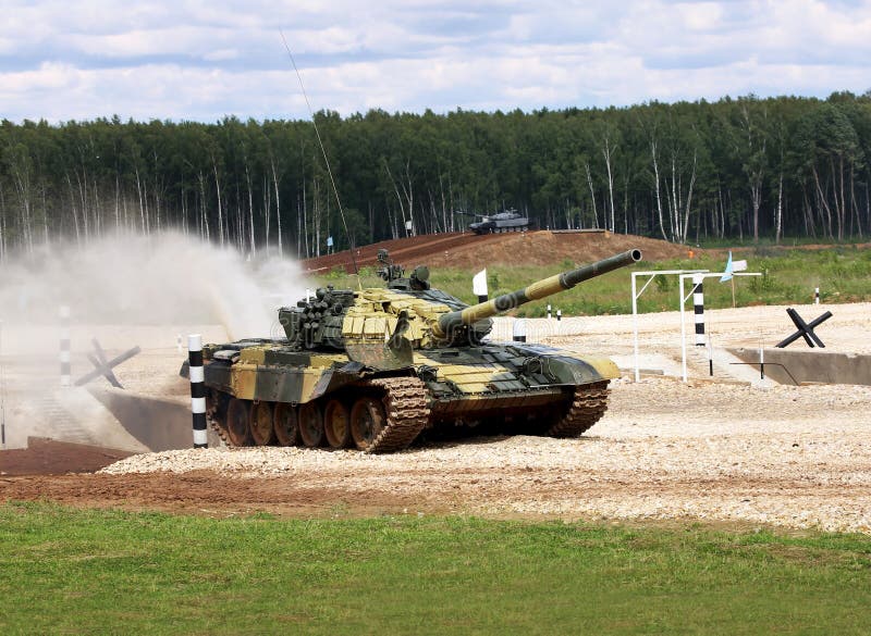Tank on a march stock photo. Image of shoot, star, militarian - 42039300