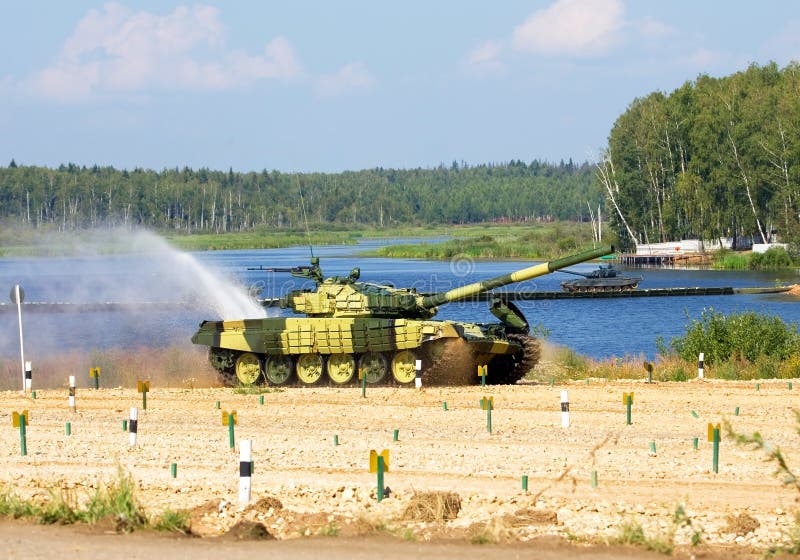 Tank on a march stock image. Image of tank, invincible - 43520719