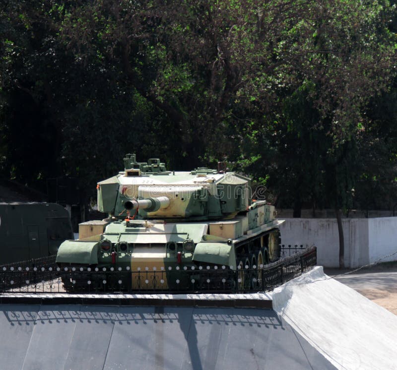 Tank Monument in Front Military Unit Editorial Stock Image - Image of ...