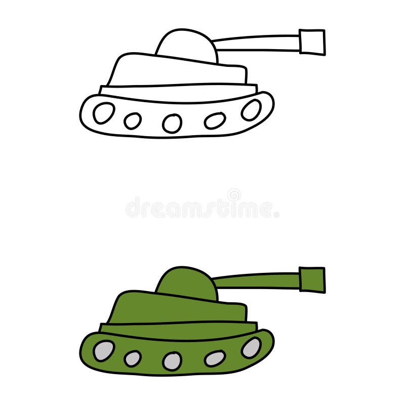 Tank 3 stock vector. Illustration of icon, green, simple - 316559675