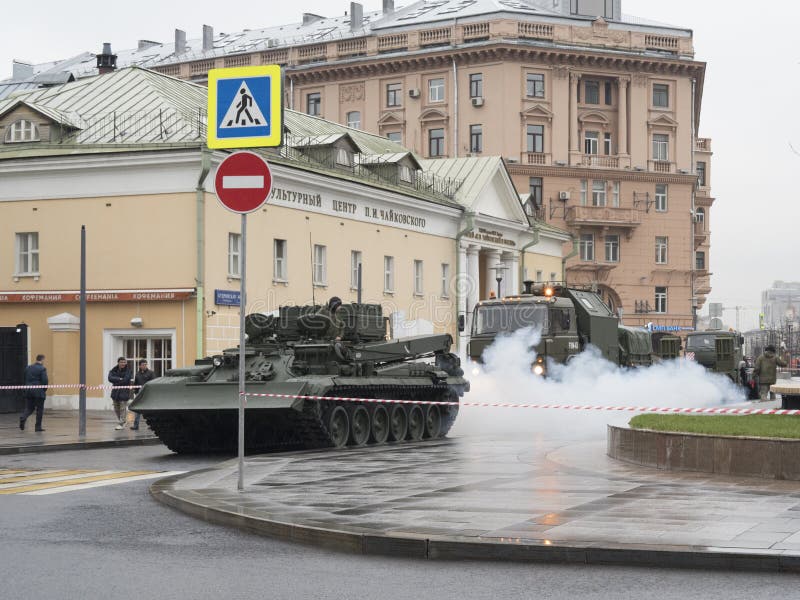 Tank at the start. editorial photography. Image of tank - 93558467