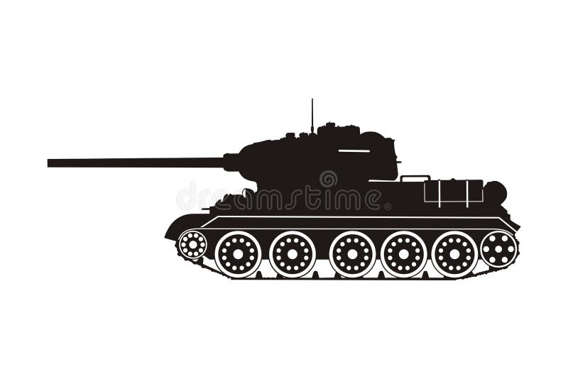 T-34 Tank stock vector. Illustration of wwii, armor, medium - 15130146